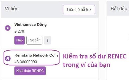 Hướng dẫn cách mua bán đồng RENEC token trên sàn Remitano